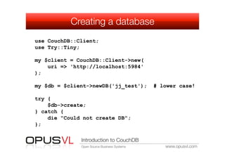 Introduction to CouchDB | PDF | Databases | Computer Software and Applications