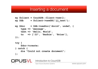 Introduction to CouchDB | PDF