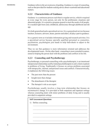 Introduction to counseling and effective counselor | PDF | Mental ...