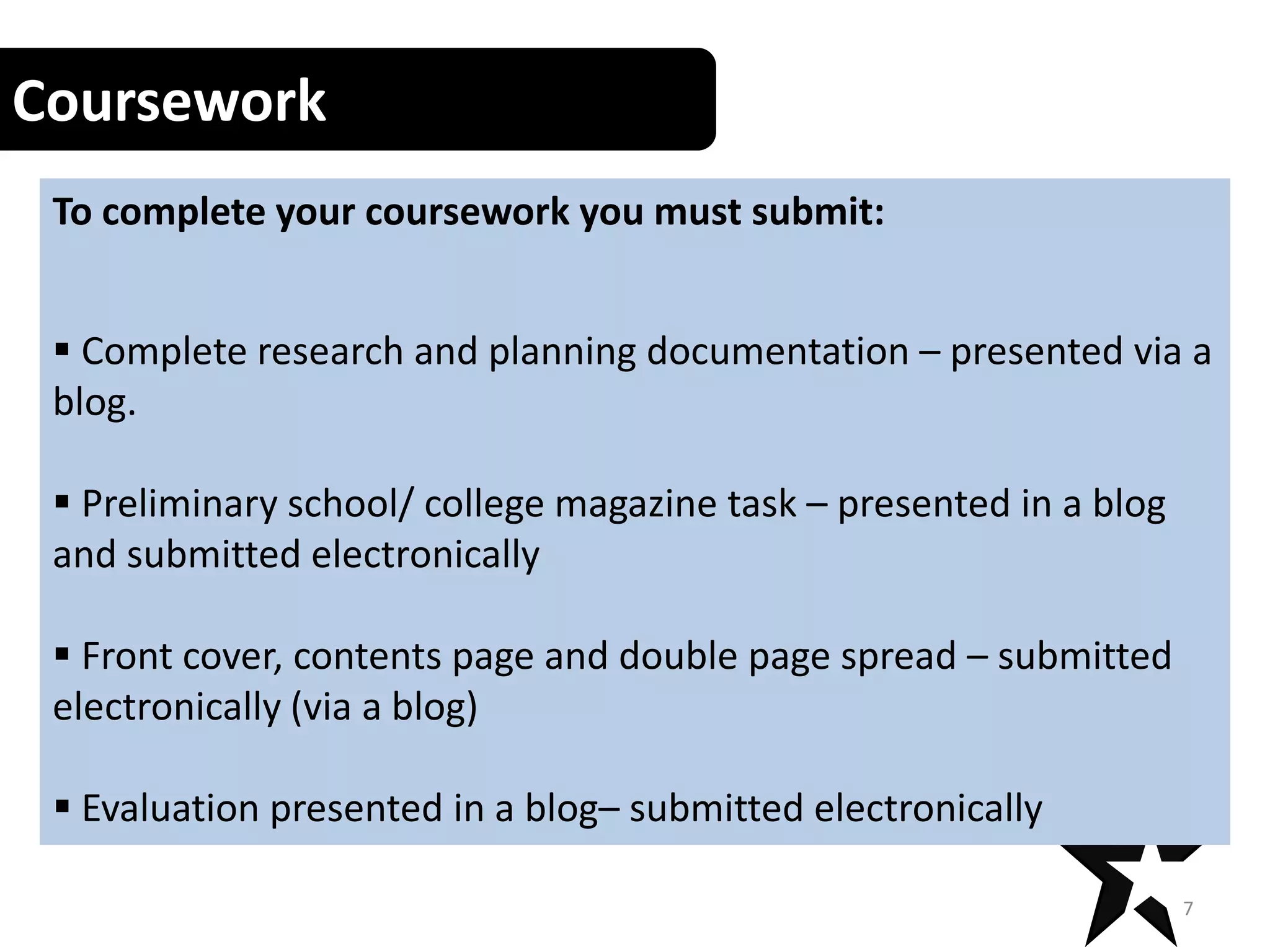 Introduction to coursework | PPTX | Homework and Study | Education