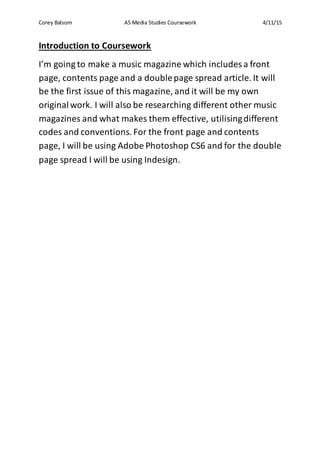 Introduction to coursework | DOCX