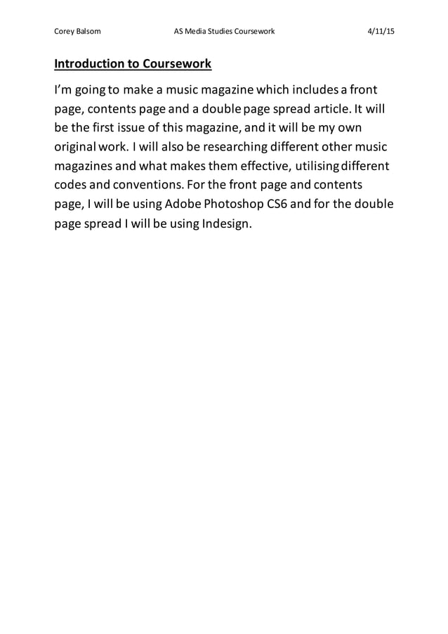 Introduction to coursework | DOCX