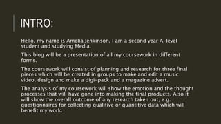 Introduction to coursework | PPT