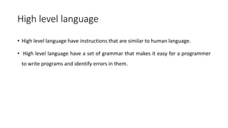Programming languages | PPT