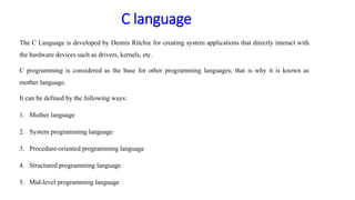 Programming languages | PPT