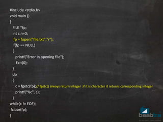 Introduction to c part 4 | PPT