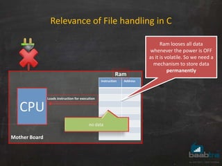 Introduction to c part 4 | PPTX