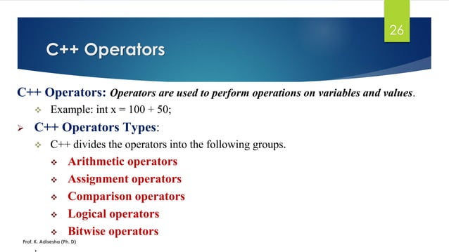 Introduction to c++ ppt 1 | PDF