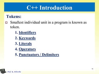 Introduction to c++ ppt | PDF