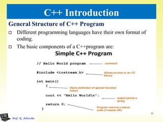 Introduction to c++ ppt | PPT
