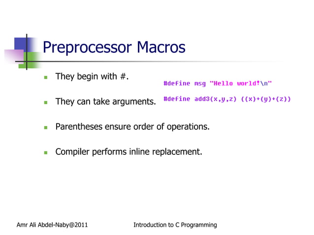 Introduction to C Programming | PPTX