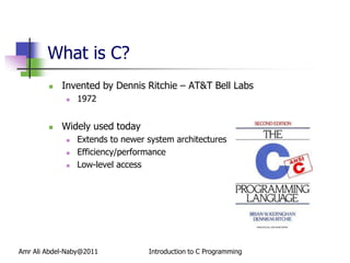 Introduction to C Programming | PPTX