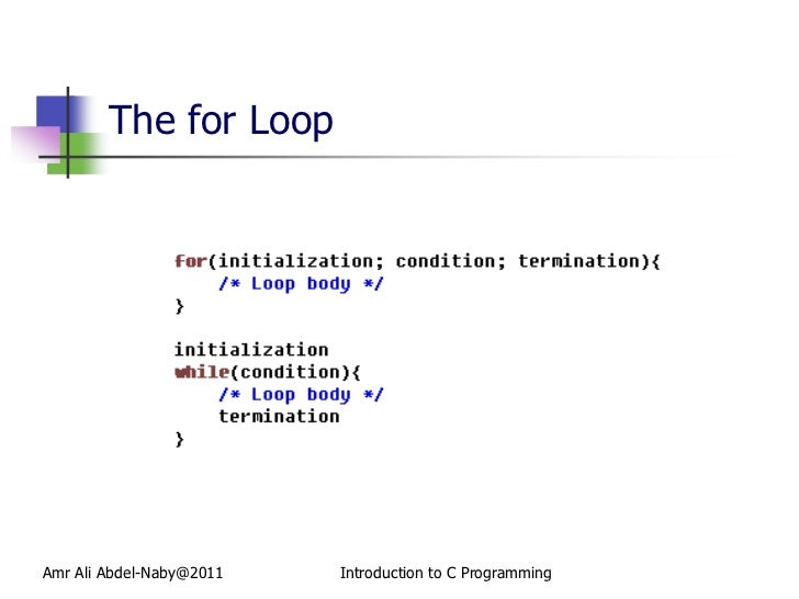 Introduction to C Programming