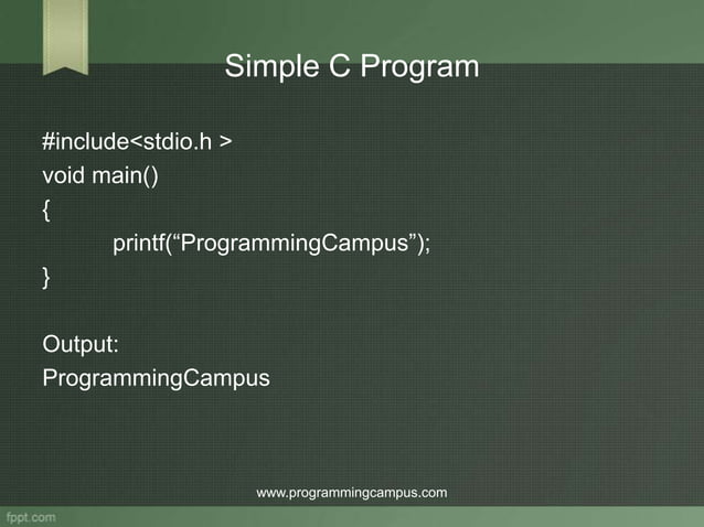 Introduction to c programming | PPTX