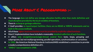Introduction to c programming | PPT