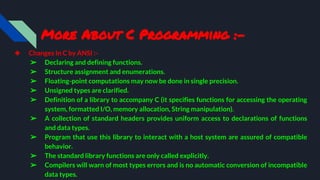 Introduction to c programming | PPT