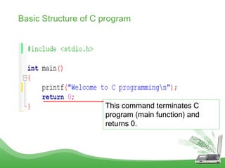 SPL 3 | Introduction to C programming | PPT
