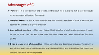 Introduction to C Programming | PPTX
