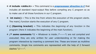 Introduction to C Programming | PPTX