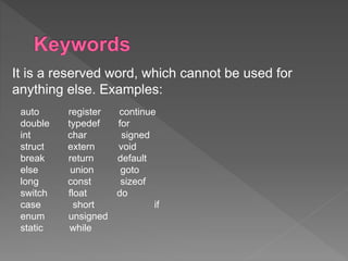 Introduction to c programming | PPTX | Programming Languages | Computing