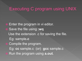Introduction to c programming | PPTX | Programming Languages | Computing