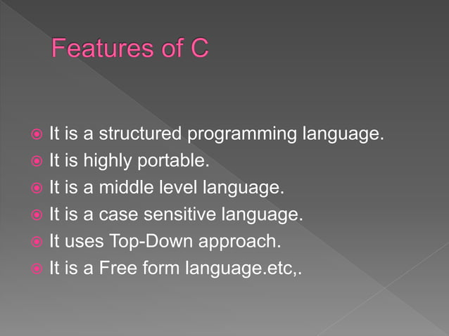 Introduction to c programming | PPTX