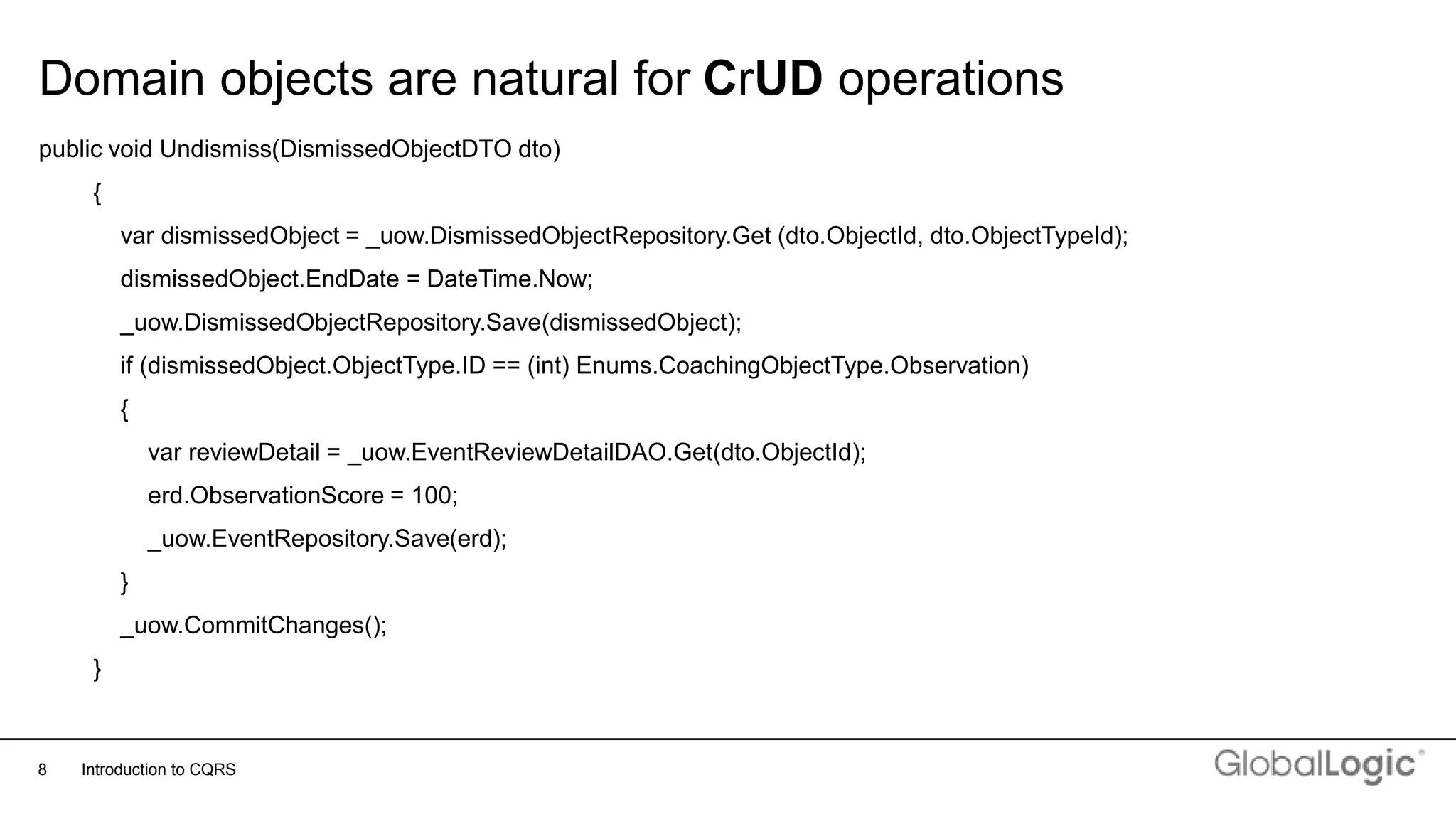 Introduction to CQRS (Command Query Responsibility Segregation) | PPT