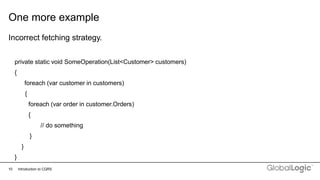 Introduction to CQRS (Command Query Responsibility Segregation) | PPTX