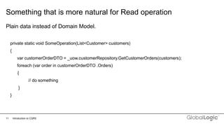 Introduction to CQRS (Command Query Responsibility Segregation) | PPT