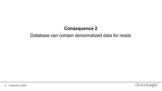 Introduction to CQRS (Command Query Responsibility Segregation) | PPTX