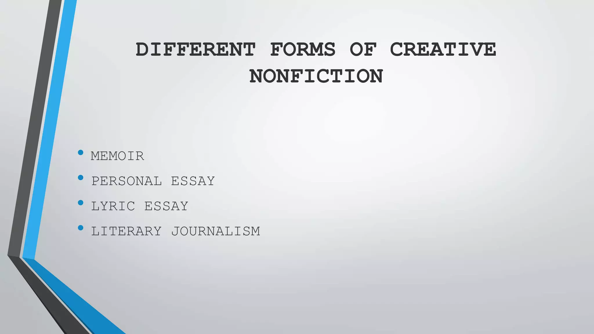 INTRODUCTION TO CREATIVE NON FICTION.pptx