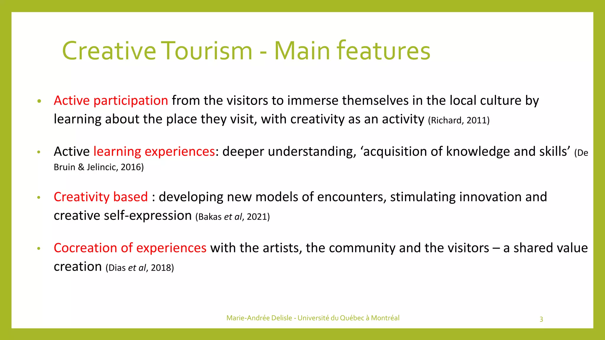 Introduction to Creative Tourism | PDF