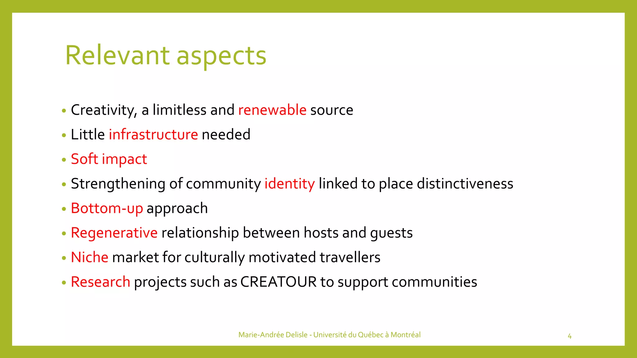 Introduction to Creative Tourism | PDF