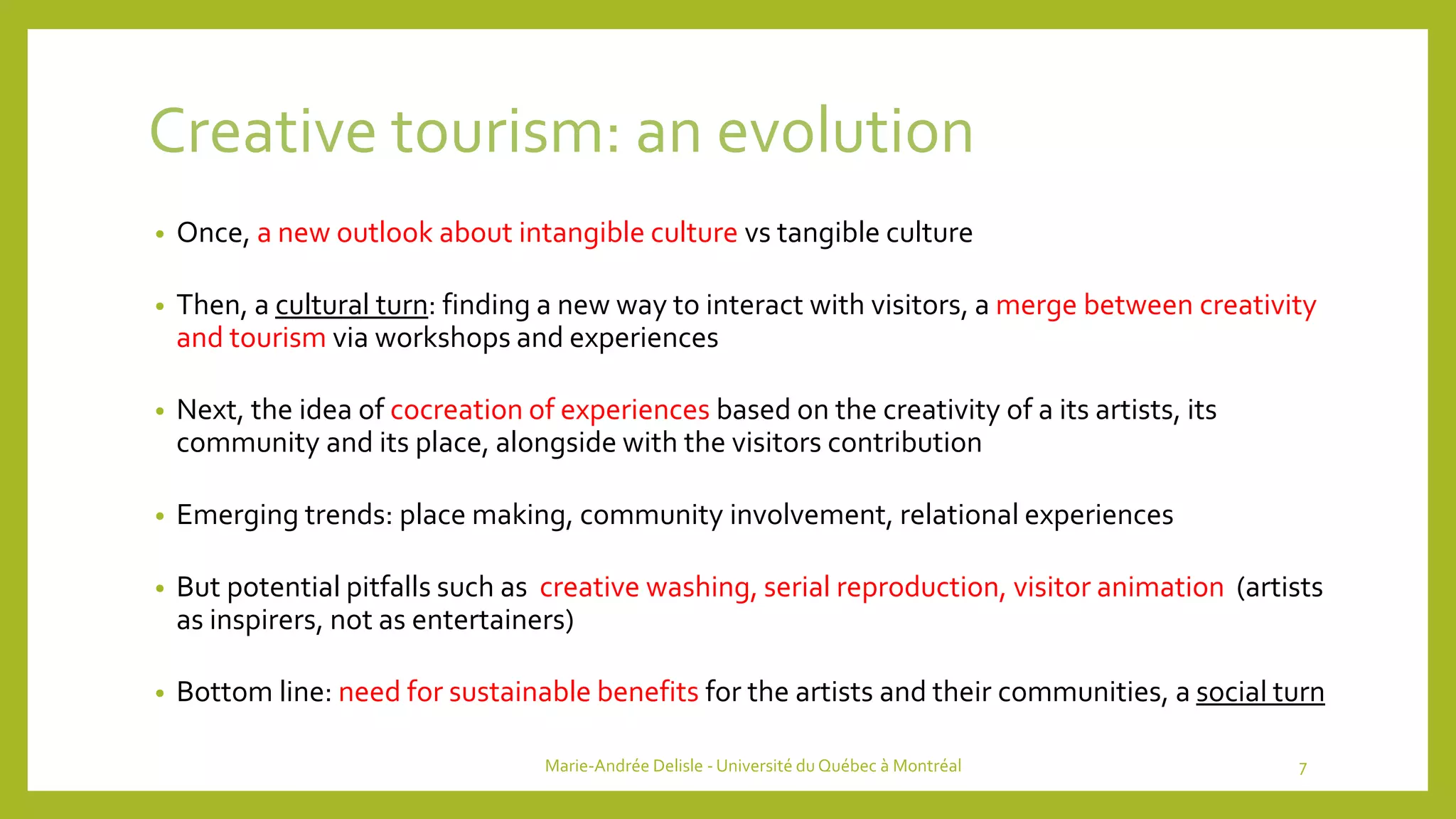Introduction to Creative Tourism | PDF