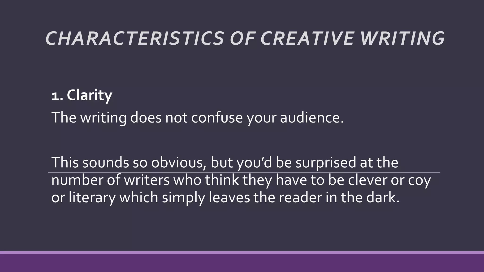Introduction to Creative Writing | PDF