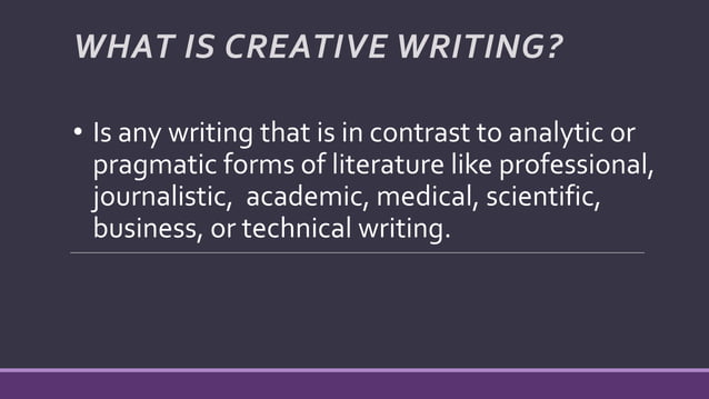 Introduction to Creative Writing | PDF