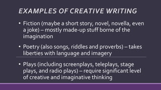 Introduction to Creative Writing | PDF