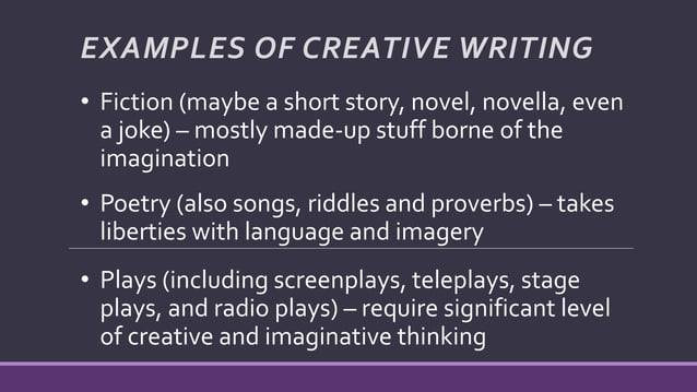 Introduction to Creative Writing | PDF