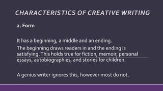 Introduction to Creative Writing | PDF