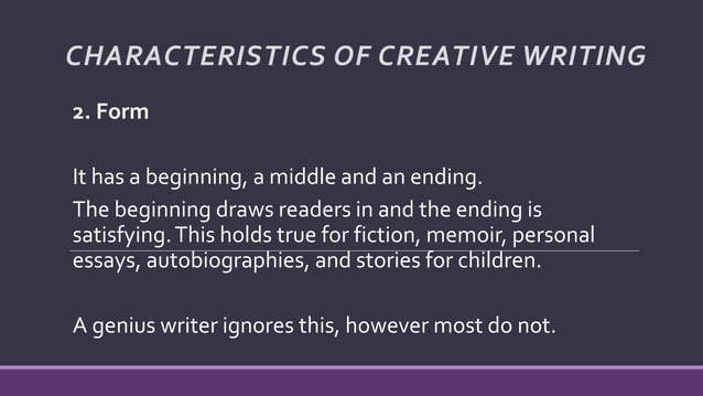 Introduction to Creative Writing | PDF
