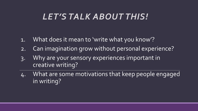 Introduction to Creative Writing | PDF