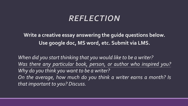 Introduction to Creative Writing | PDF