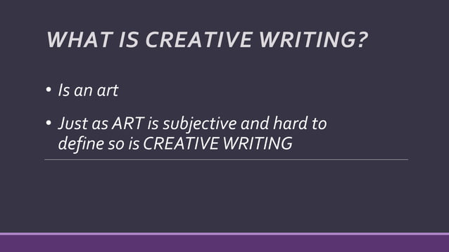 Introduction to Creative Writing | PDF