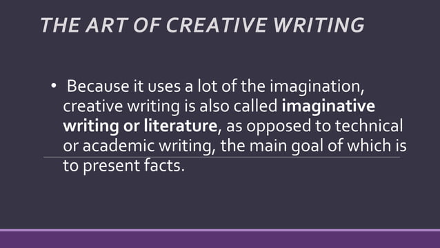 Introduction to Creative Writing | PDF