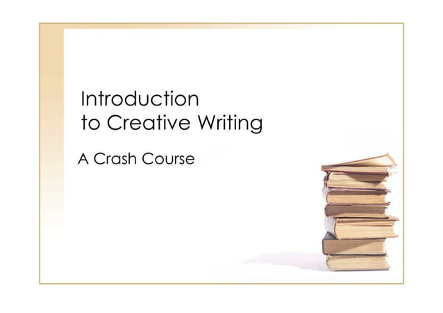 Introduction To Creative Writing | PDF