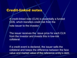 Introduction to credit derivatives | PPT