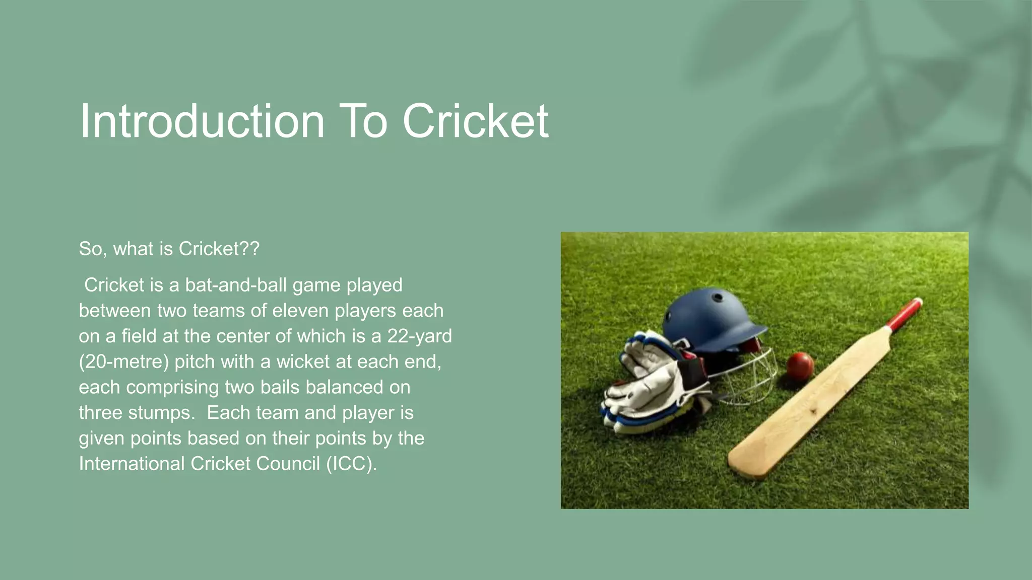 Introduction to Cricket.pptx