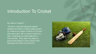 Introduction to Cricket.pptx