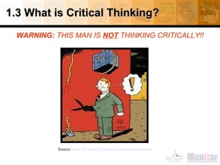 Introduction To Critical Thinking | PPT