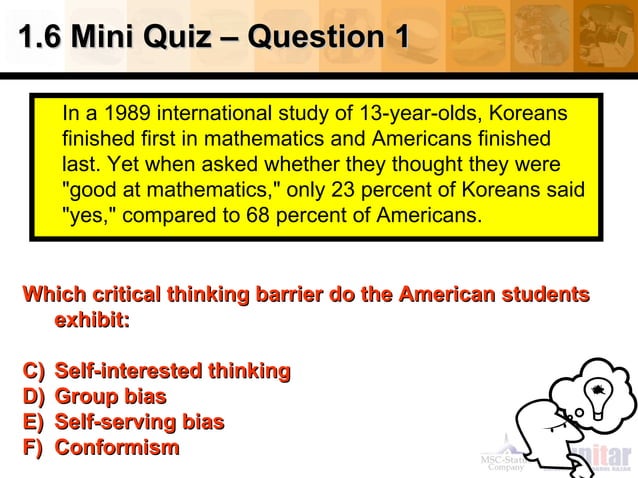 Introduction To Critical Thinking | PPT